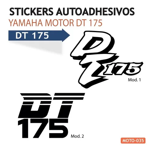 Sticker Autoadhesivo Emblema Dt 175 Yamaha | MercadoLibre