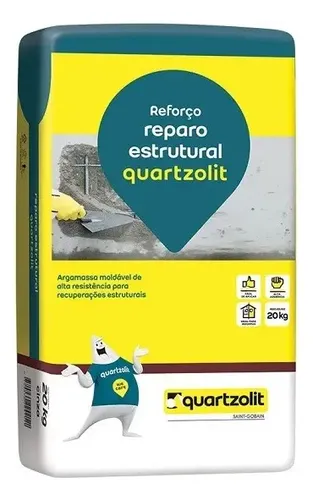 Argamassa Reparo Estrutural Graute Tix 20kg Quartzolit | Frete grátis