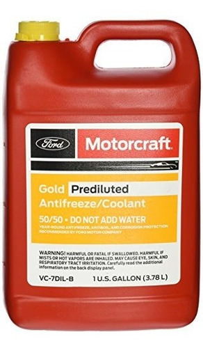 Anticongelante: Genuine Ford Fluid Vc-7dil-b Gold Prediluido | MercadoLibre