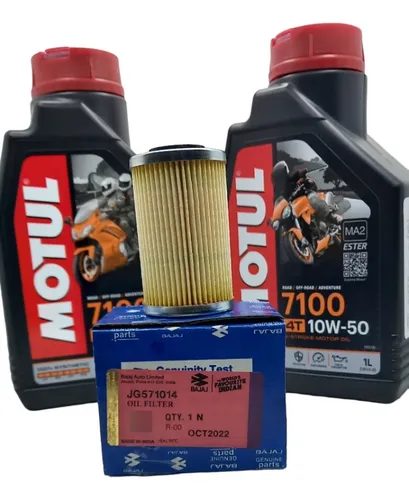 Kit De Afinacion Dominar 400 Motul Sintetico 7100 10w50 Envío Gratis