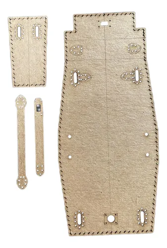 Super Mini Kelly Bag Template Kraft Cardboard Pattern Sewing | MercadoLibre