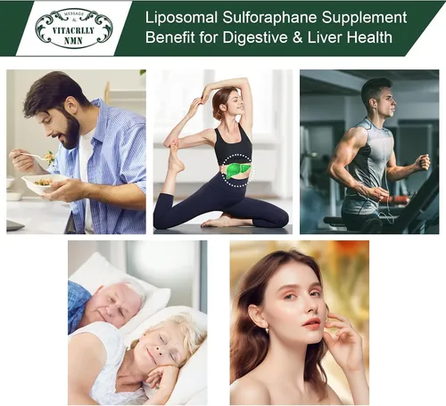 Suplemento De Sulforafano Liposomal De 900 Mg Extracto Orgánico De