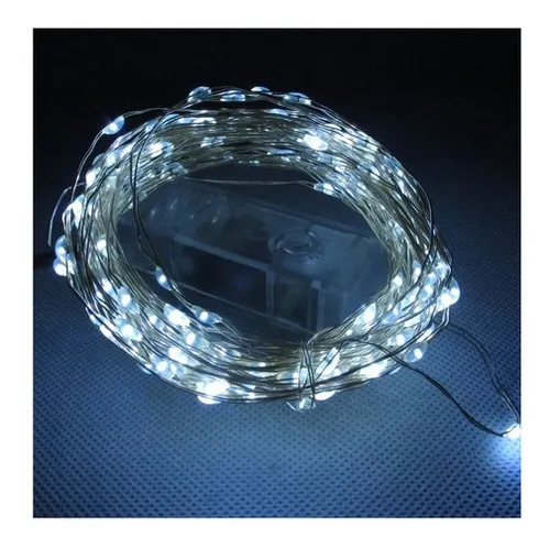 Serie De Luces Navideñas 200 Nano Leds Luz Blanca