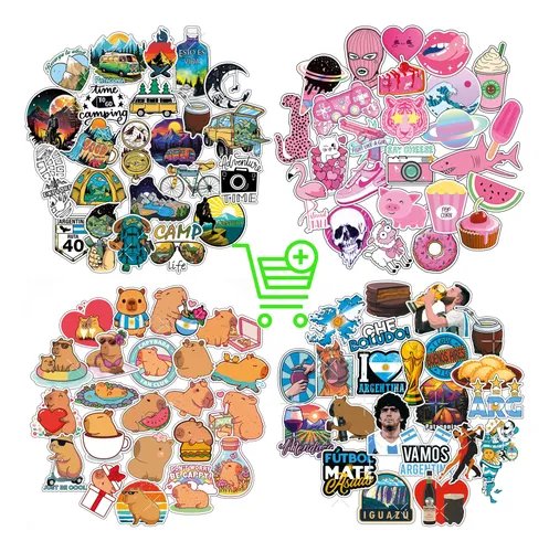 Pack Stickers Calcos - Elegí Tu Diseño | Envío gratis