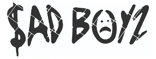 2 Piezas Calca Vinil Sad Boyz Junior H Para Auto 20x8 Cm | Meses sin ...