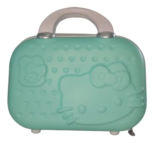 Hello Kitty Vanity Cosmetiquera De Viaje Abs Neceser Menta Meses Sin