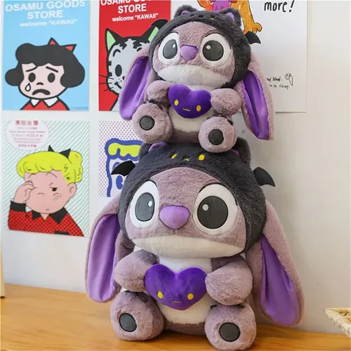 Muñeco De Peluche Grande De Stitch, De Diablo Morado, Con | Cuotas sin ...