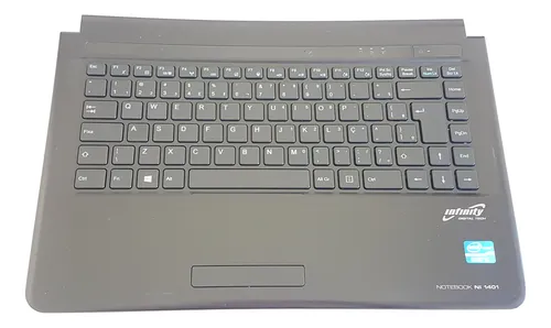 Original Base + Teclado + Touchpad Do Notebook Sti Ni 1401 ... Original Base + Teclado + Touchpad Do Notebook Sti Ni 1401 ...