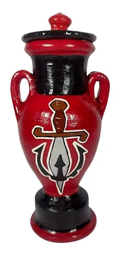 Quartinha Pomba Gira Umbanda Candomblé Orixá Barro 32