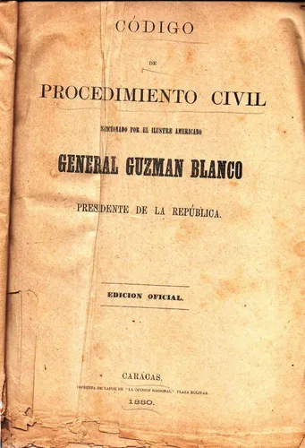 Codigo De Procedimiento Civil De 1880 Edicion Oficial en venta en ... Codigo De Procedimiento Civil De 1880 Edicion Oficial en venta en ...