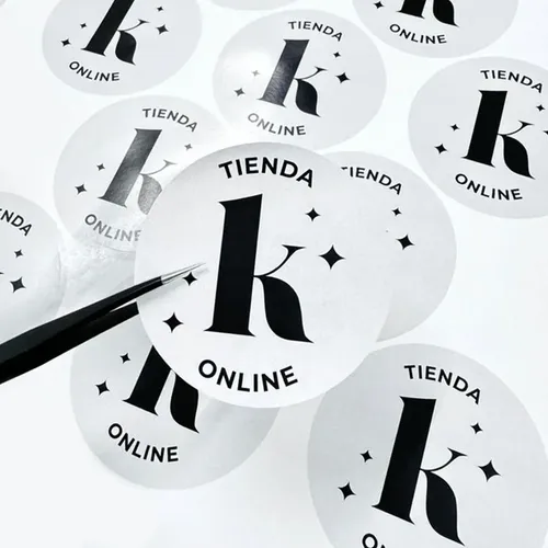 100 Stickers Adhesivos Personalizados 5x5 Cm | Cuotas sin interés
