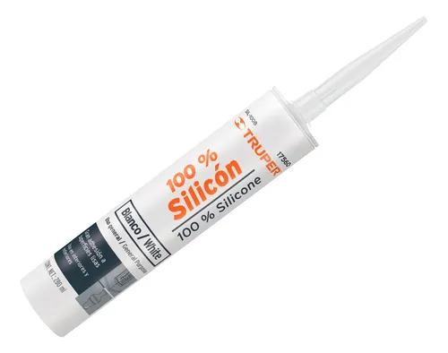 Sellador Blanco, 100% De Silicón, 280 Ml Truper 17560 | MercadoLibre
