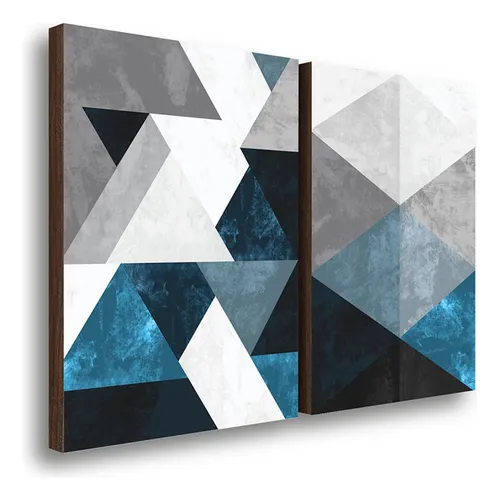 Cuadro decorativo Meu Rodapé Kit 2 quadros decorativos formas ... Cuadro decorativo Meu Rodapé Kit 2 quadros decorativos formas ...