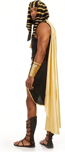 Disfraz Cosplay Rey Egipcio Tutankhamun Dorado Para Hombre En Venta En