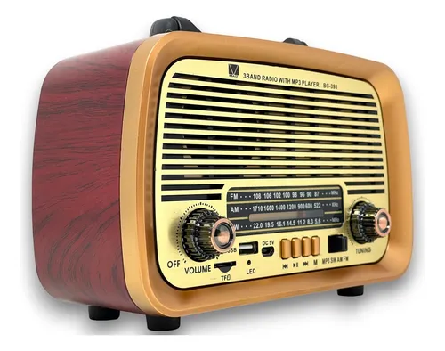 Radio Retro Clasico Am Fm Sw Usb Tf Microsd Bluetooth | Meses sin intereses Radio Retro Clasico Am Fm Sw Usb Tf Microsd Bluetooth | Meses sin intereses