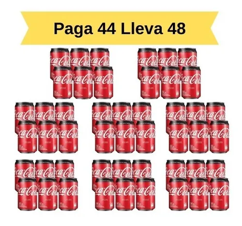 Coca Cola Lata 354ml Zero Pack X48 Gaseosa Zetta Bebidas Coca Cola Lata 354ml Zero Pack X48 Gaseosa Zetta Bebidas