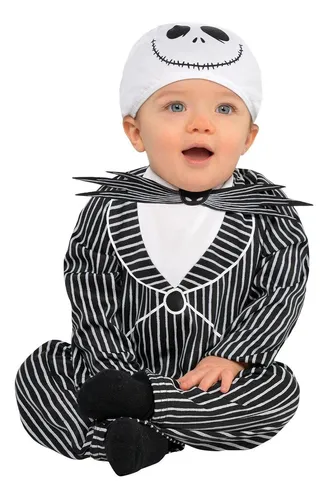 Traje De Halloween Jack Skellington Para Bebés La Pesadilla Meses