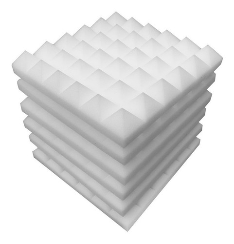 6pcs Esponja De Absorción De Sonido Para Panel De Espuma Acú Cuotas