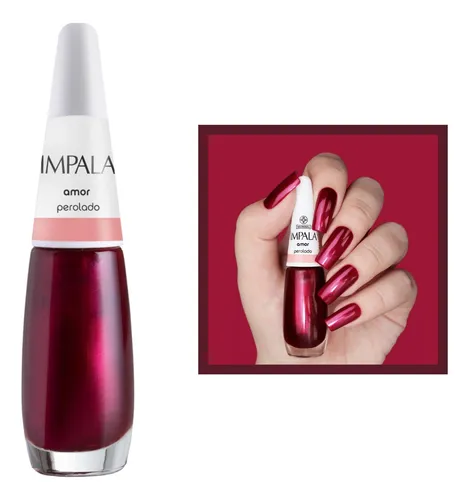 Esmalte Impala Amor Vermelho Perolado A Cor Da Sua Moda | MercadoLivre Esmalte Impala Amor Vermelho Perolado A Cor Da Sua Moda | MercadoLivre