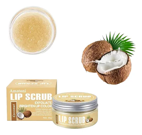 Exfoliante Labial Lip Scrub Coconut Amatoni 30g | Cuotas sin interés