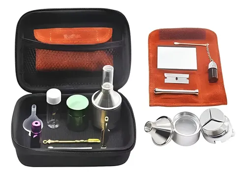 Kit Sniffer Inhalador Moler Polvo Pastillas Molino | Meses sin interés