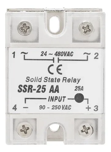 Módulo De Relé De Estado Sólido Ssr-25 Aa 25a Entrada Ssr Ac | Cuotas ... Módulo De Relé De Estado Sólido Ssr-25 Aa 25a Entrada Ssr Ac | Cuotas ...
