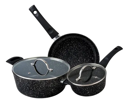 Batería De Cocina Aluminio Forjado Cinsa Forta Roca 5 Piezas Batería De Cocina Aluminio Forjado Cinsa Forta Roca 5 Piezas