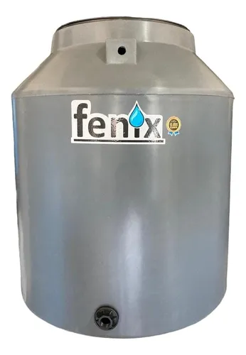 Tinaco Para Agua Fenix Clásico Tricapa Vertical Polietileno 500l Gris