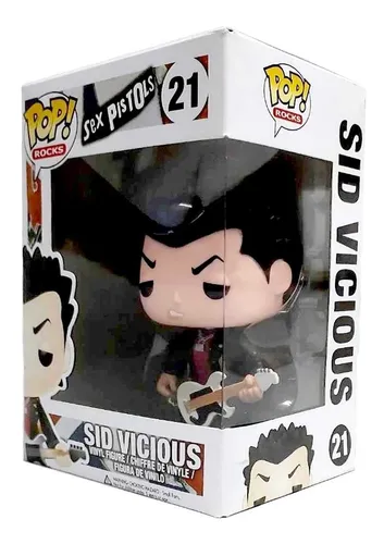 Funko Pop Rocks Sex Pistols Sid Vicious 21 Vaulted Original Parcelamento Sem Juros