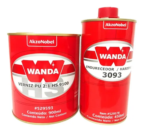 Verniz 9100 Pu Alto Sólido Automotivo Wanda | Frete grátis Verniz 9100 Pu Alto Sólido Automotivo Wanda | Frete grátis