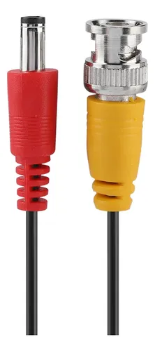 Cabo De Extensão Bnc + 2,1 Mm Dc Cctv Coaxial Para | MercadoLivre
