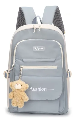 Mochila Escolar Grande Kl Realce School Bear 45cm Parcelamento Sem Juros