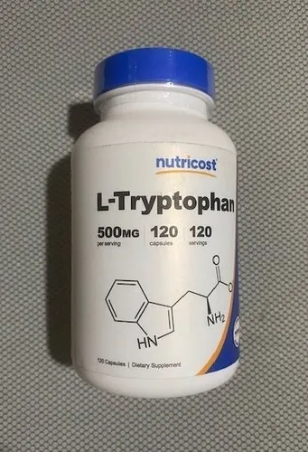 L-triptofano original Nutricost 500 mg, 120 cápsulas, com bioperina | MercadoLivre