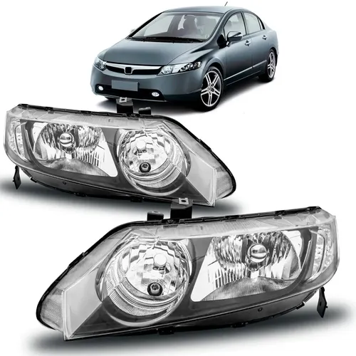 Farol Honda Civic 2007 2008 2009 2010 2011 Tyc | Parcelamento sem juros