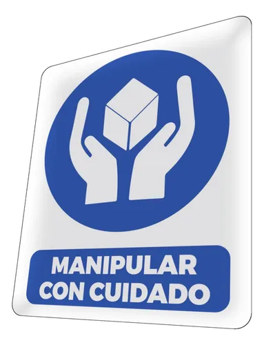 Letrero Manipular Con Cuidado Cartel Señalización Señalética | MercadoLibre Letrero Manipular Con Cuidado Cartel Señalización Señalética | MercadoLibre