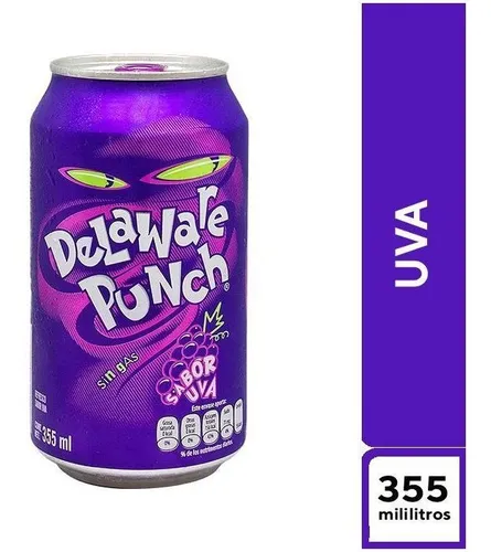 Refresco Delaware Punch Sabor Uva Lata De 355 Ml. Six Pack. | MercadoLibre