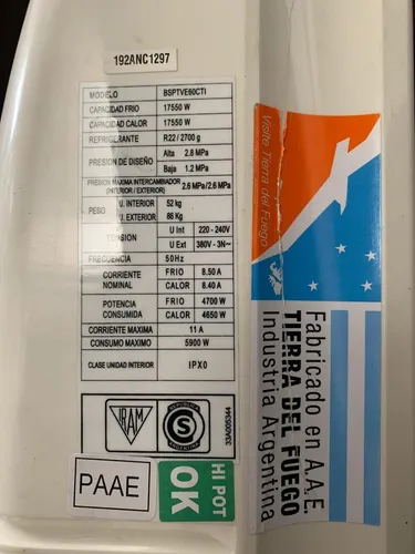 Aire Acondicionado Bgh 18000 Frigorías. Frío/calor. Liquido en venta en ... Aire Acondicionado Bgh 18000 Frigorías. Frío/calor. Liquido en venta en ...