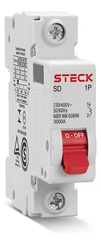 Disjuntor Unipolar 32a Curva C Sdd61c32 - Steck