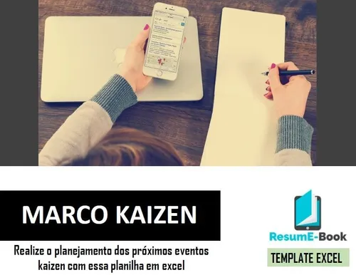 Planilha Cronograma Marco Kaizen Projetos Excel - Lean Planilha Cronograma Marco Kaizen Projetos Excel - Lean