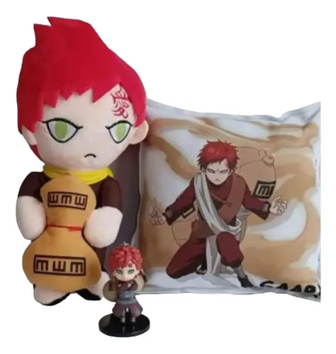 Gaara Del Desierto Peluche Anime Naruto Shippuden Set Cuotas Sin Interés