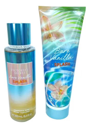 Bare Vanilla Splash Victoria's Secret Origina Crema Y Loción Bare Vanilla Splash Victoria's Secret Origina Crema Y Loción