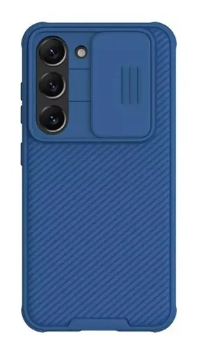 Capa Case Anti Impacto Nillkin Camshield P Galaxy S23 Plus Cor Azul