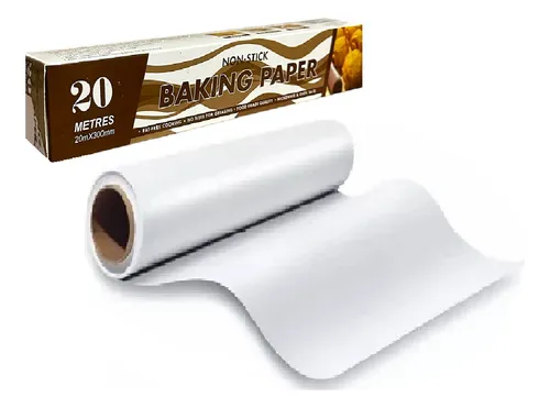Rollo De Papel Encerado De Cocina Para Hornear 30cm X 20m Meses Sin