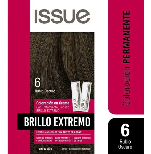Issue Professional Coloración en Crema Brillo Extremo tono 6 rubio ... Issue Professional Coloración en Crema Brillo Extremo tono 6 rubio ...