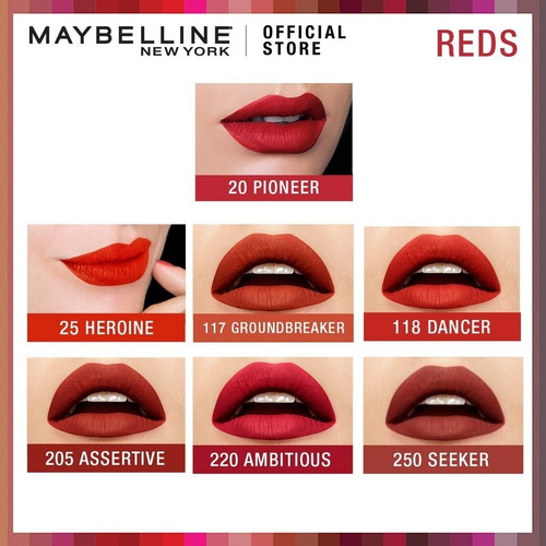 Labial Superstay Matte Ink Maybelline 20 Pioneer | Cuotas sin interés