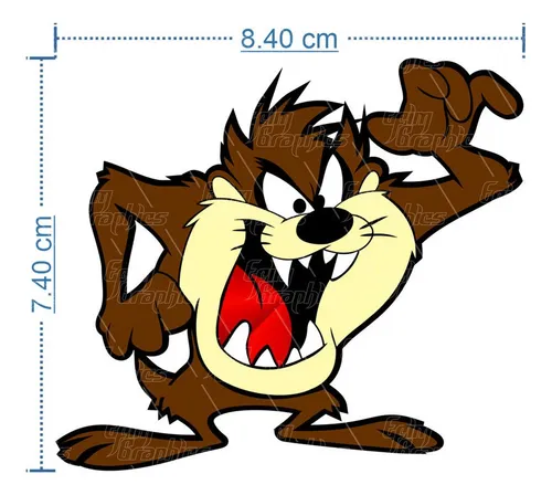 Calcomania Sticker Tazmania Caricatura Efx Moto Auto Ss En Venta En