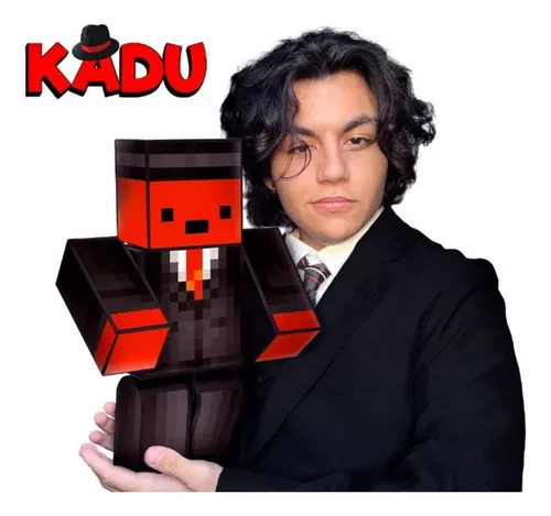 Boneco Kadu Turma Do Problems Peq 25cm Minecraft Algazarra Mercadolivre