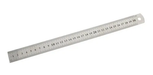 Regla Metalica De Acero Inoxidable De 40cm O 16 Pulgadas