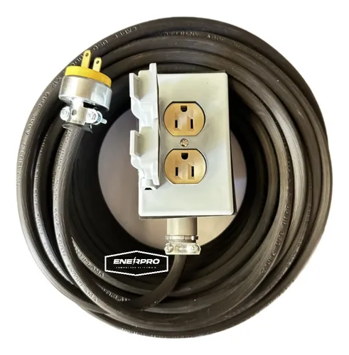 Extension Cable Uso Rudo 20 Metros Calibre 12 Contacto Doble Extension Cable Uso Rudo 20 Metros Calibre 12 Contacto Doble