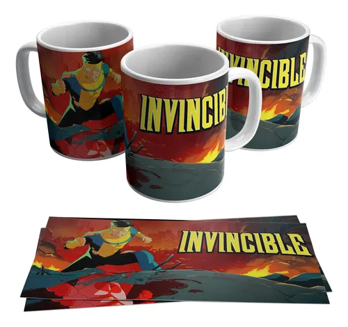 Taza Blanca 11 Oz / Invincible , M02 (1 Pz) | Meses sin interés